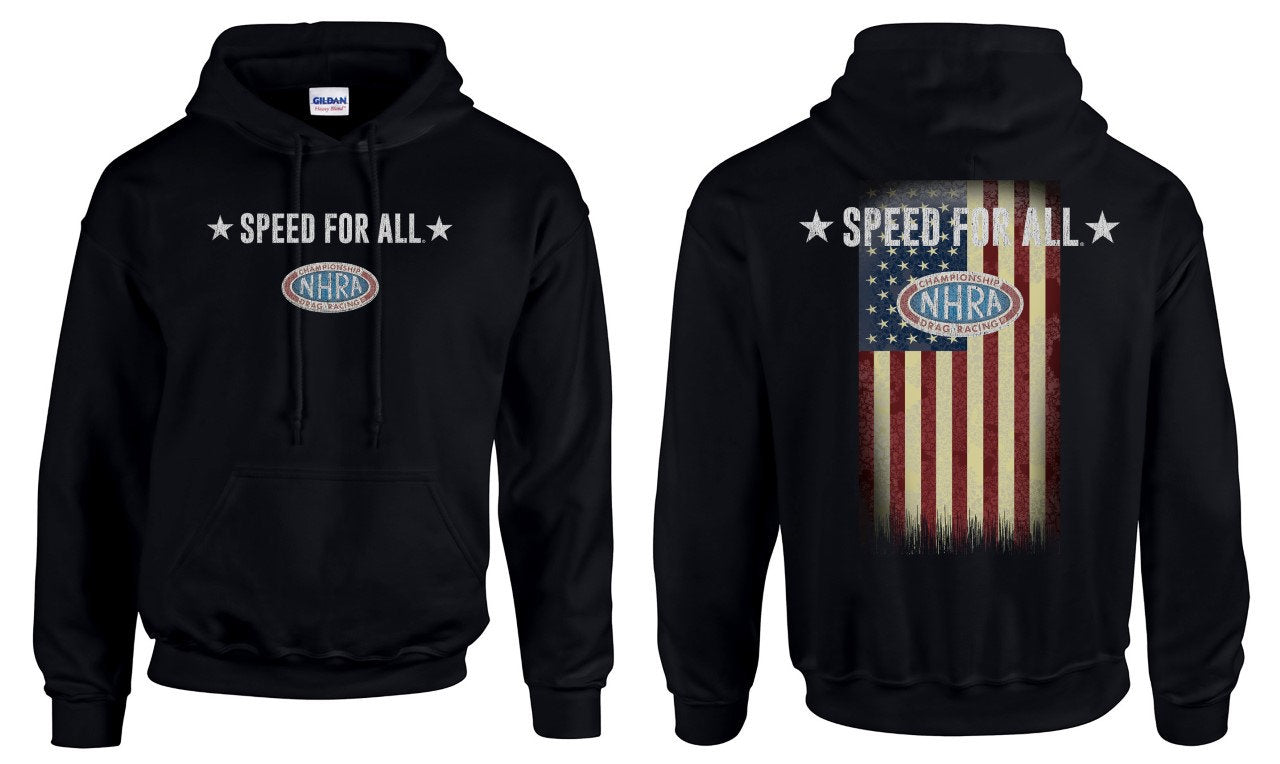 NHRA Flag Hoodie - Only 1 left! – RacingJunk Gear Shop